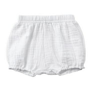 Little Star Organic Baby Girl Ruffle Shorts, 3-pack - Walmart.com