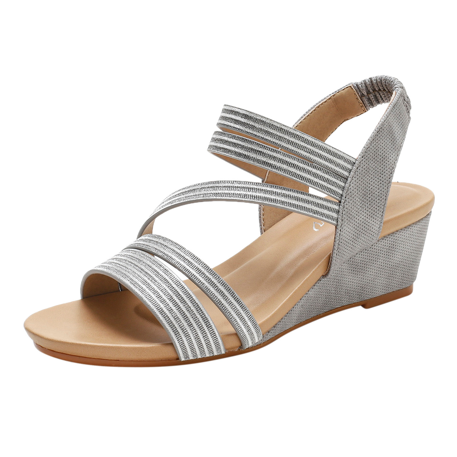 Pimfylm Beach Sandals For Women Women's Elastic Strappy String Thong ...