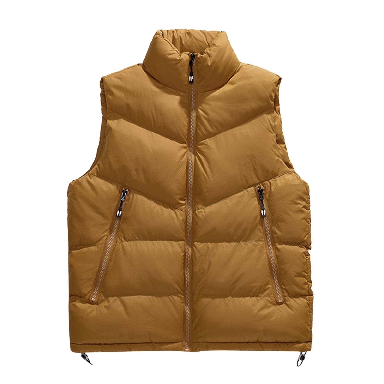 Pimfylm Down Vest for Men Fall Winter Casual Zip Up Vest for Men with ...