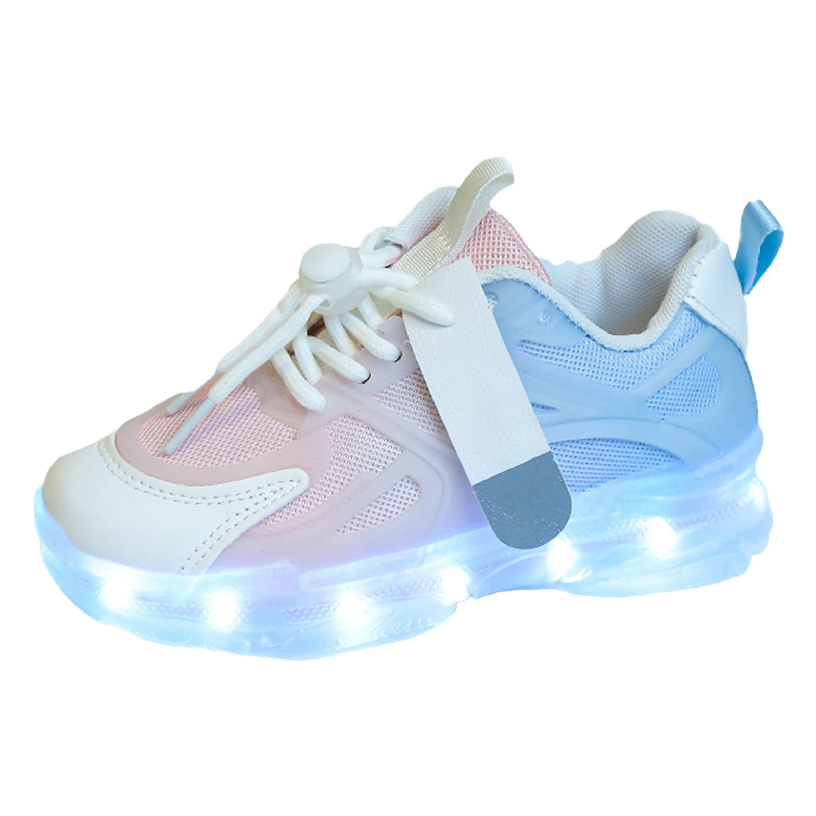 Pimfylm Girls Light Up Running Shoes Waterproof Light Up Sneakers ...