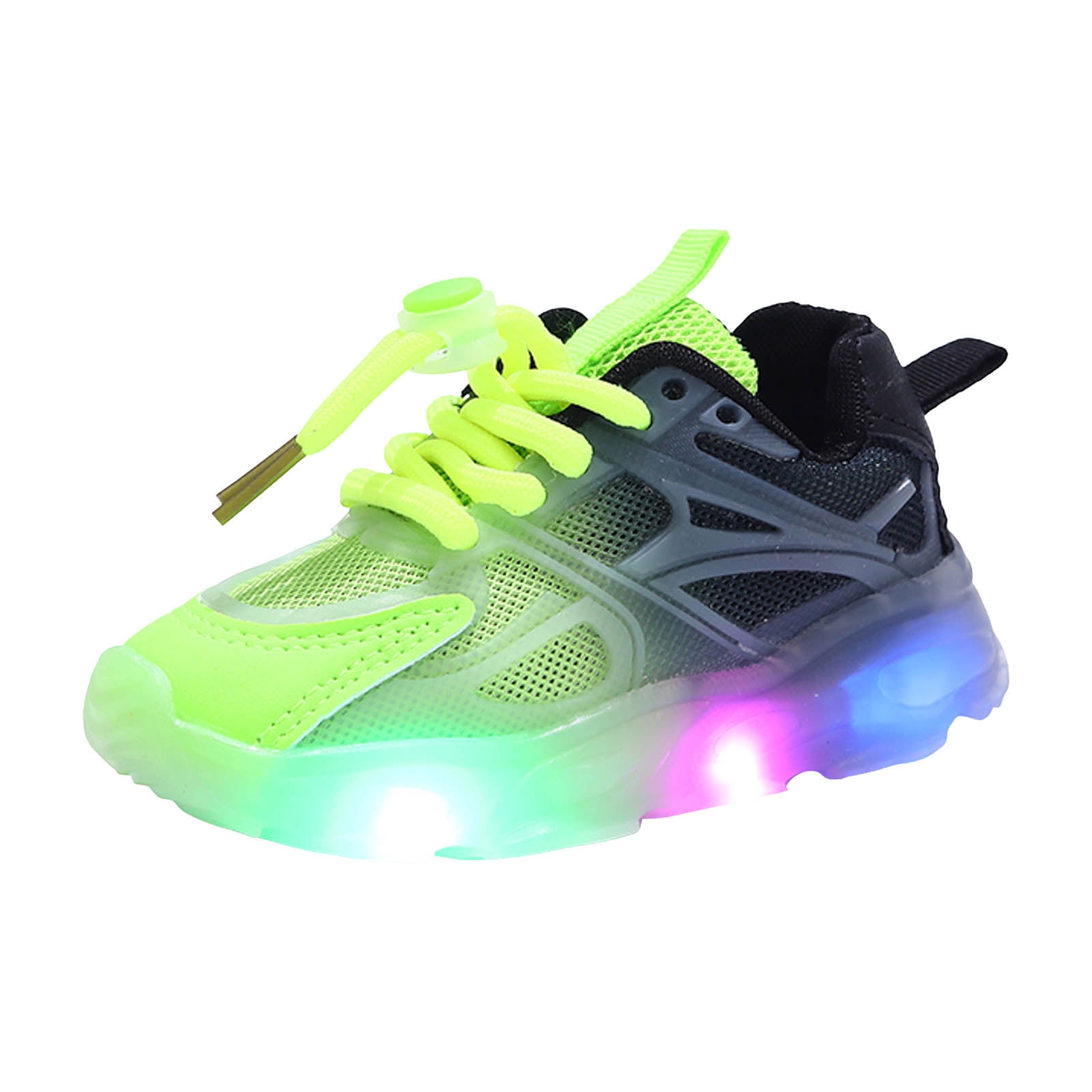 Pimfylm Light Up Running Shoes Girl Cartoon LED Illuminated Sneakers ...