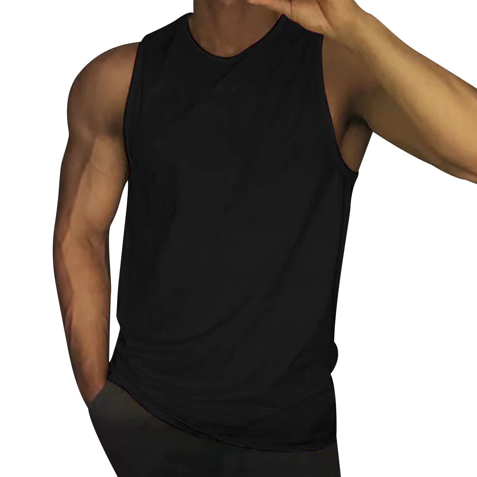 Pimfylm Mens Tank Top Sweat Tank Tops Men's Post Shoulder Surgery ...