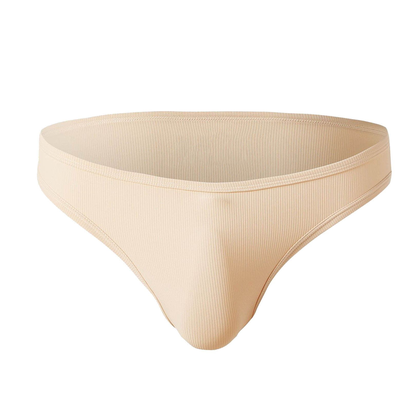 Pimfylm Seamless Underwear For Men Cotton Men's Full-seat Dance Brief ...