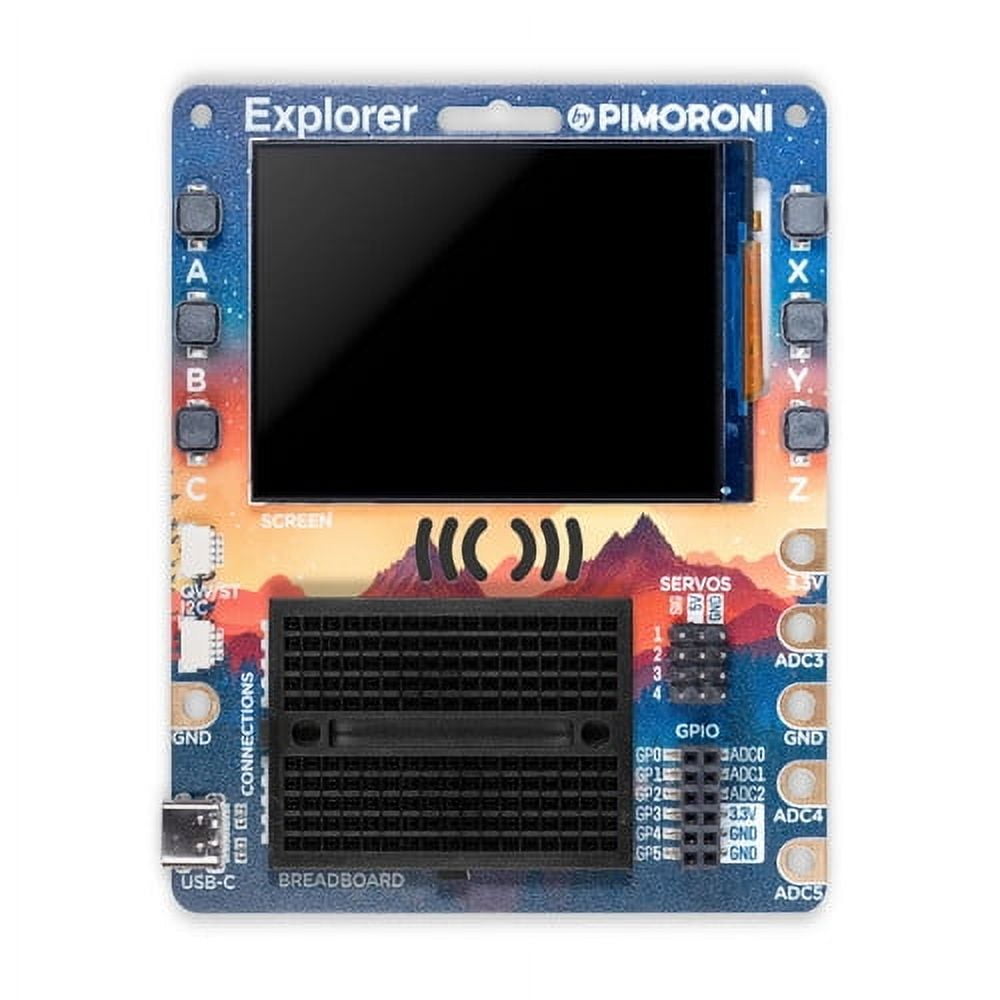 Pimoroni PIM744 Explorer, physical computing, built around the RP2350 ...