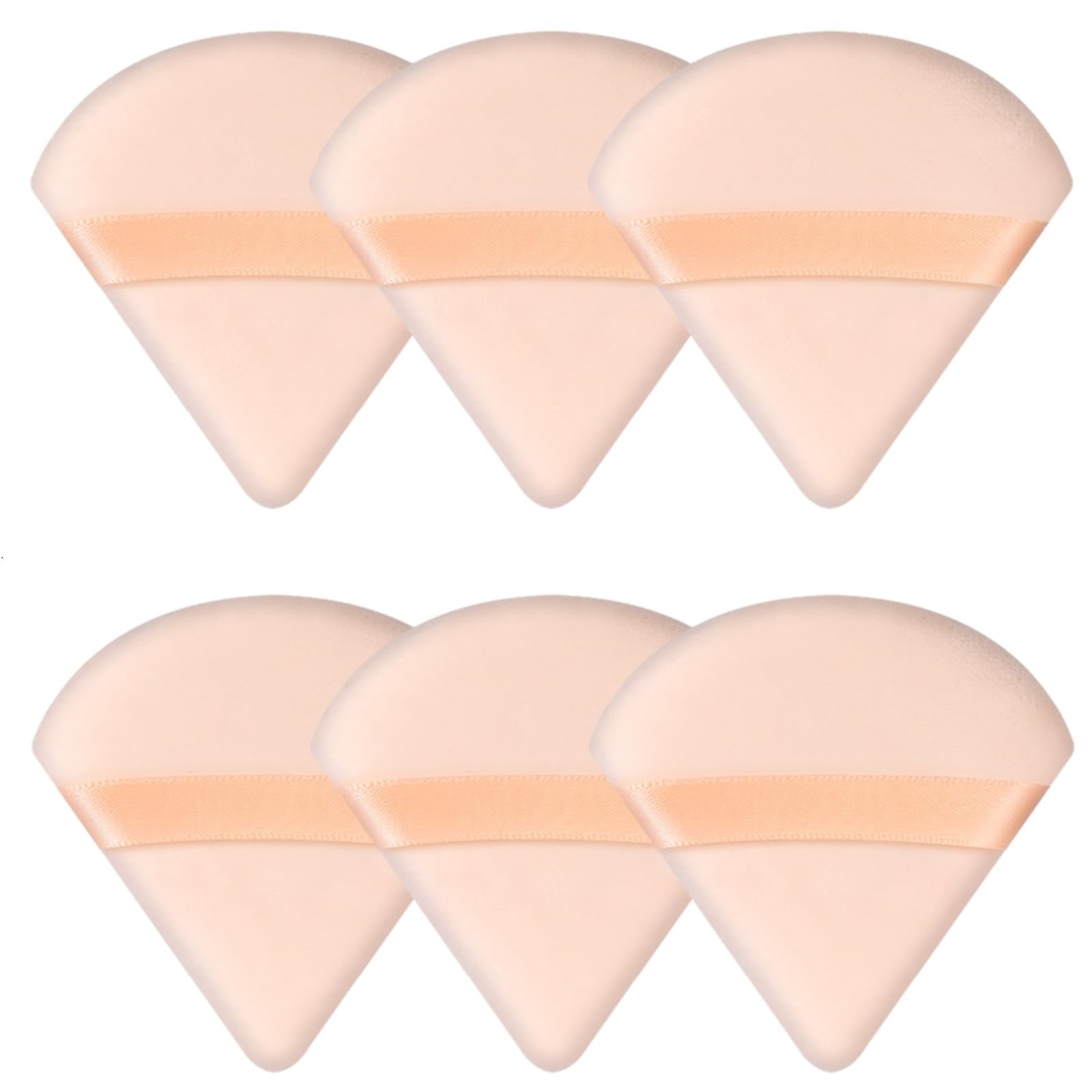Pimoys 6 Pieces Powder OLF24 Puff Triangle Makeup Powder Puffs for Face ...