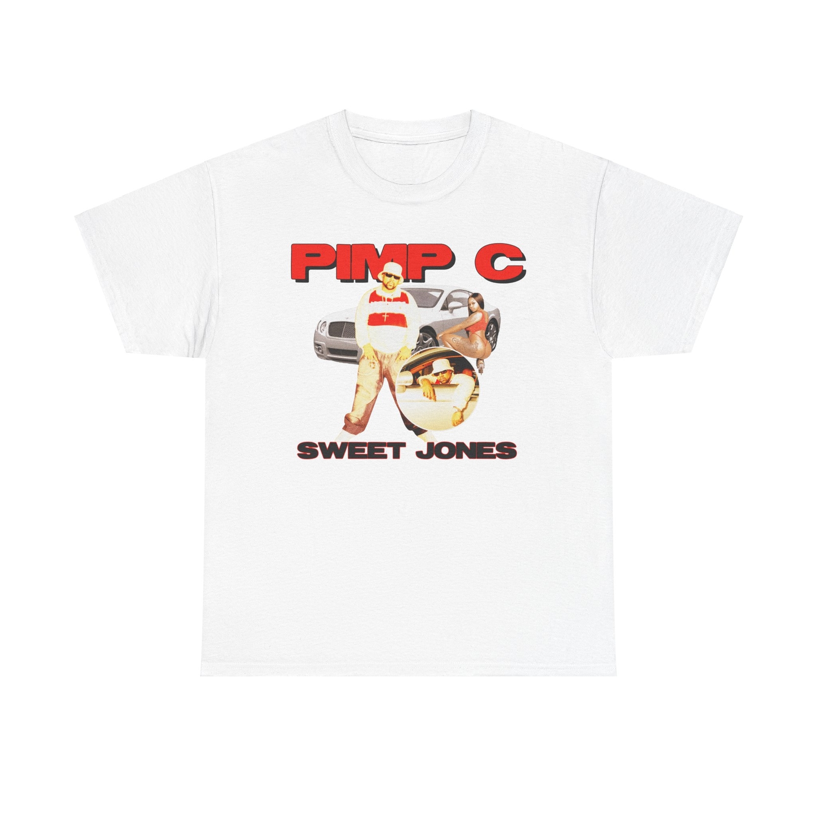 Pimp C Rap Legend Vintage Unisex Heavy Cotton Tee - Walmart.com
