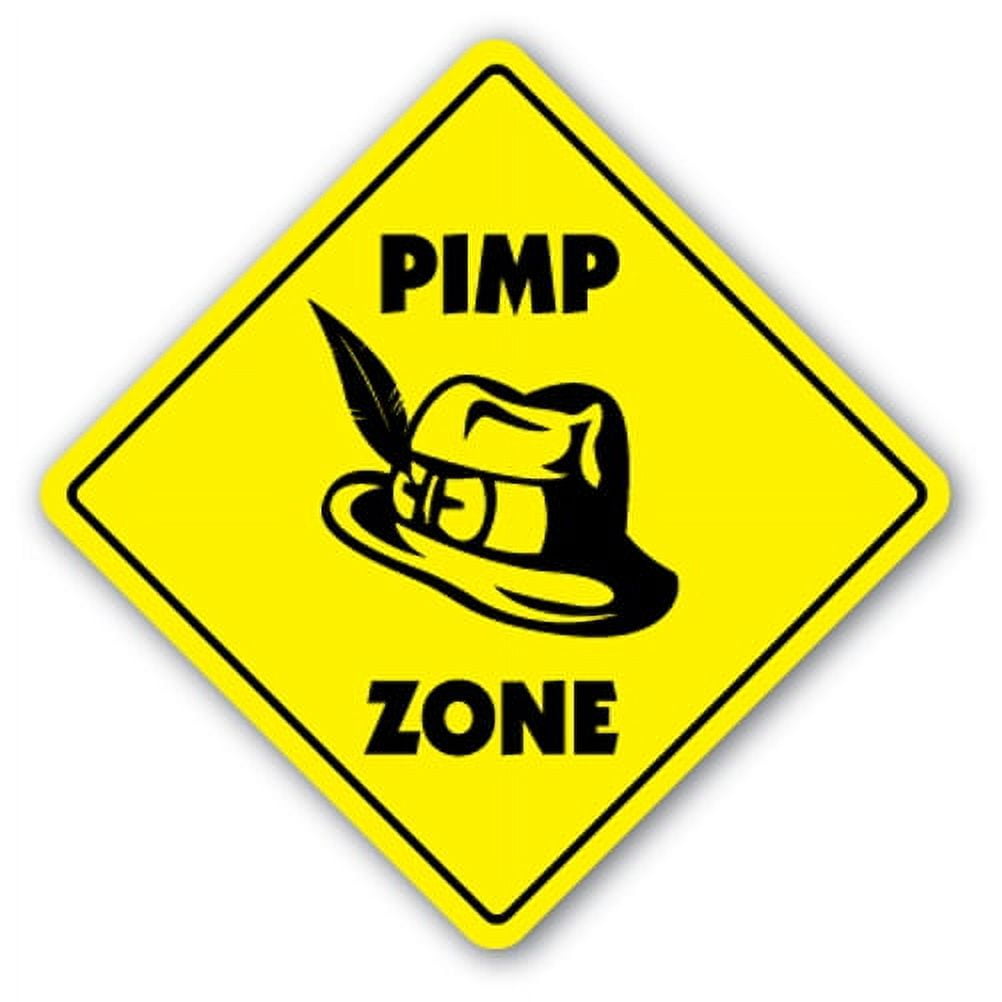 Pimp Zone [3 Pack] of Vinyl Decal Stickers | 4" X 4" | Indoor/Outdoor ...