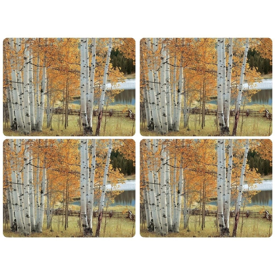 Pimpernel Birch Beauty Placemats Set of 4 - 15.7 inches x 11.7 each ...