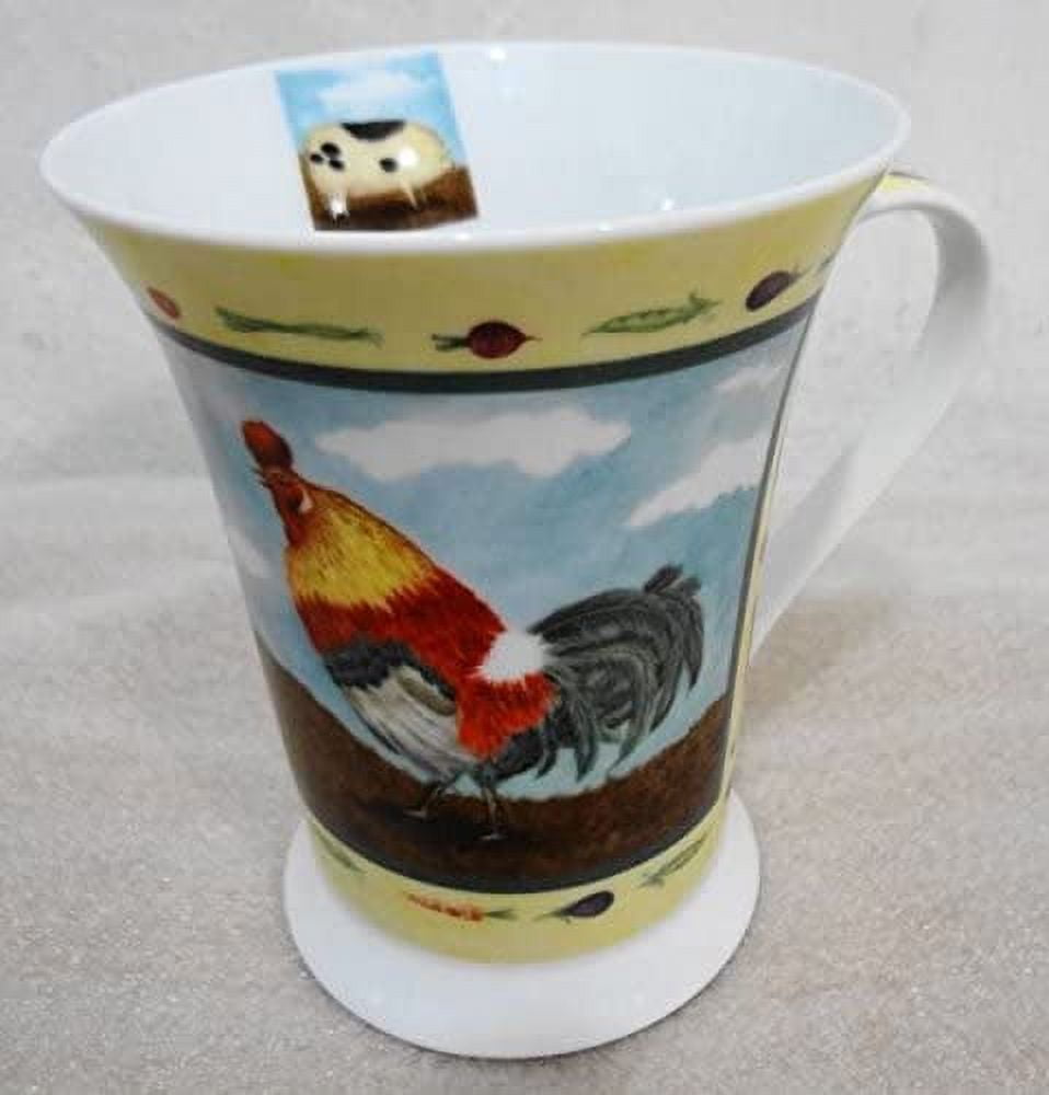Pimpernel Fine Porcelain Rooster & Pig Hog Farm Mug Cup 10 oz New ...
