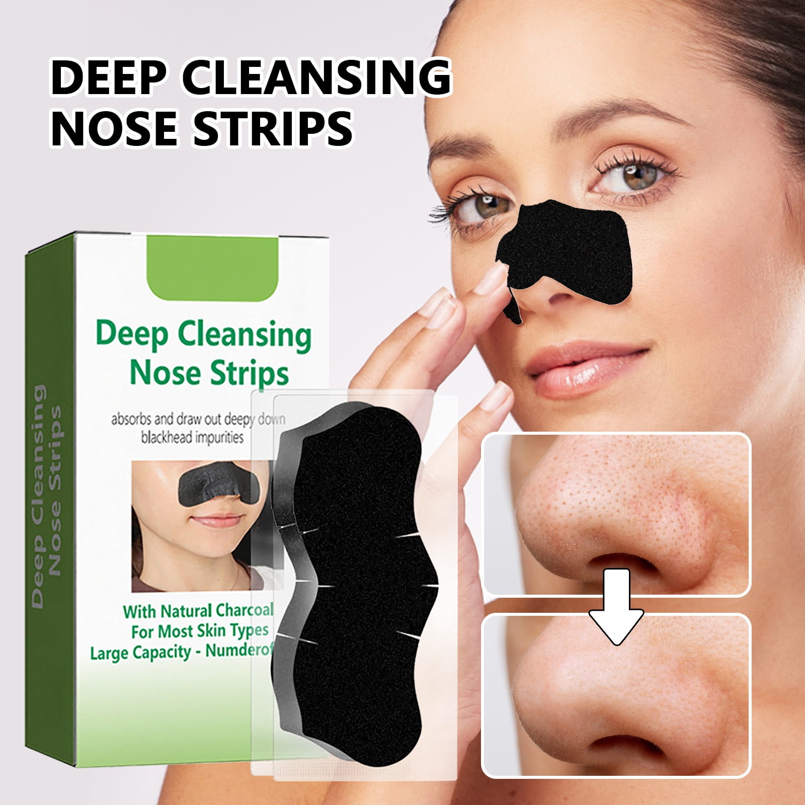 Pimple Patches For Face, Blackhead Patch 15 Pieces Natural Charcoal ...