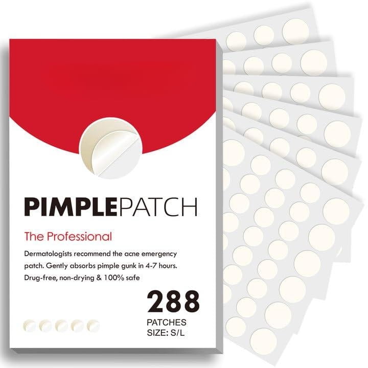 Pimple Patches for Face, Hydrocolloid Acne Patches, Cute Round Shape ...