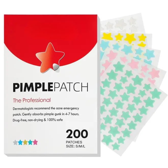 Pimple Patches for Face, Hydrocolloid Acne Patches, Cute Star Zit ...