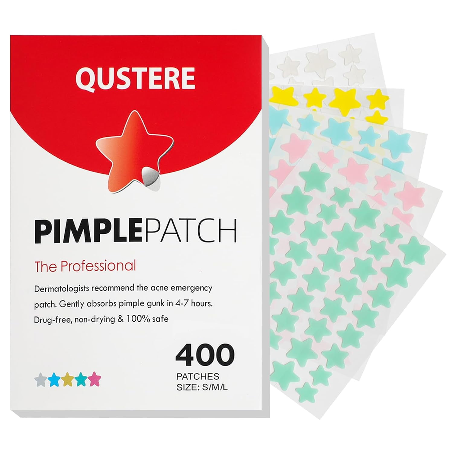 Pimple Patches for Face, Hydrocolloid Acne Patches, Cute Star Zit ...