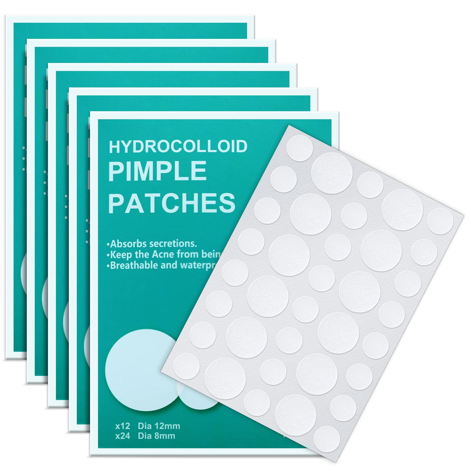Pimple Patches for Face, Hydrocolloid Acne Patches, Invisible Zit ...