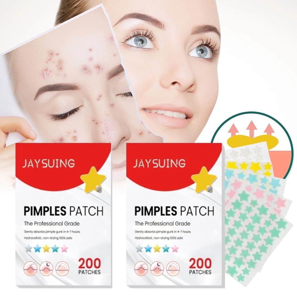 Pimple Patches For Face Star-Shaped Pimple Patch Hydrocolloid Acne ...