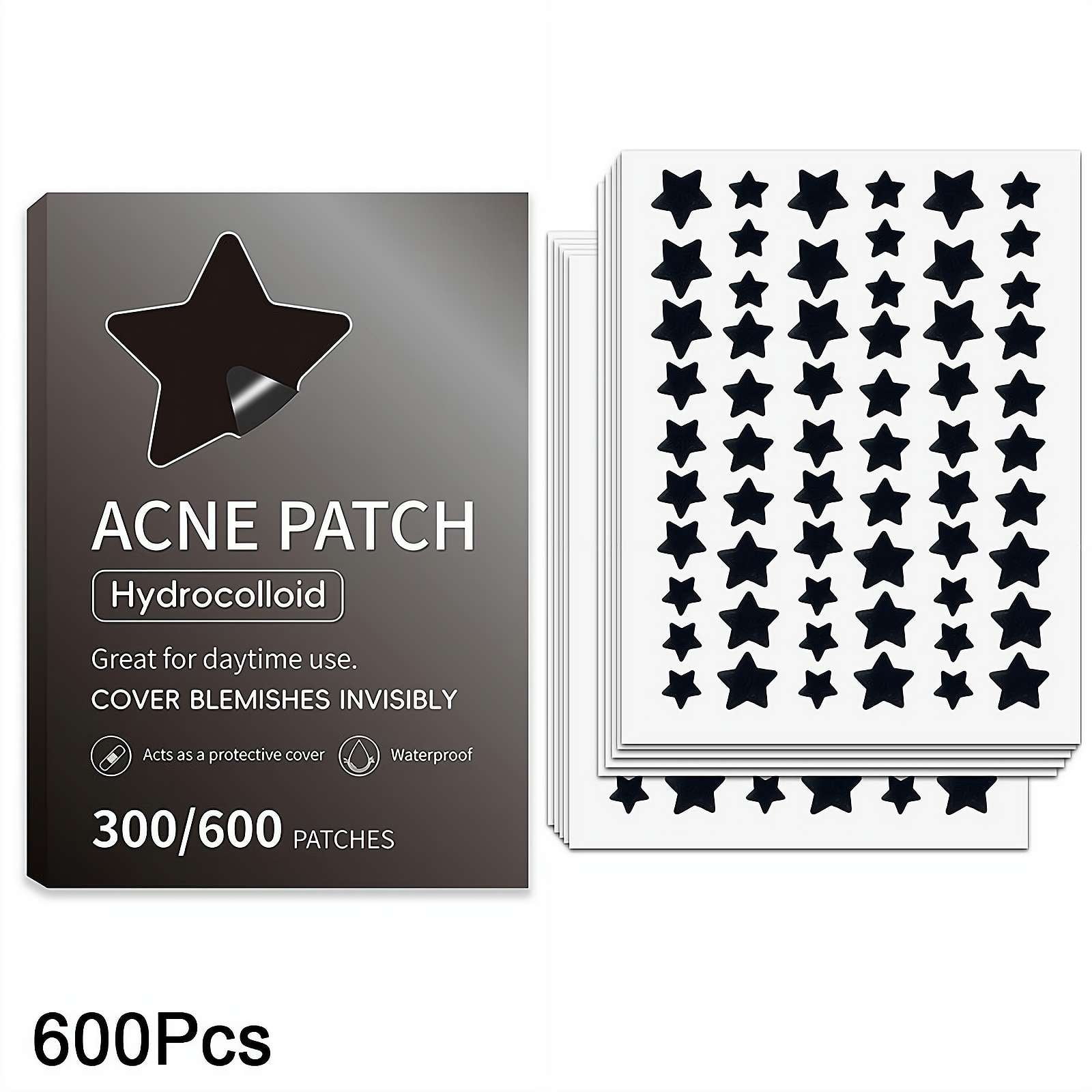 Pimple Patches for Face, Hydrocolloid Acne Patches, Cute Star Zit ...