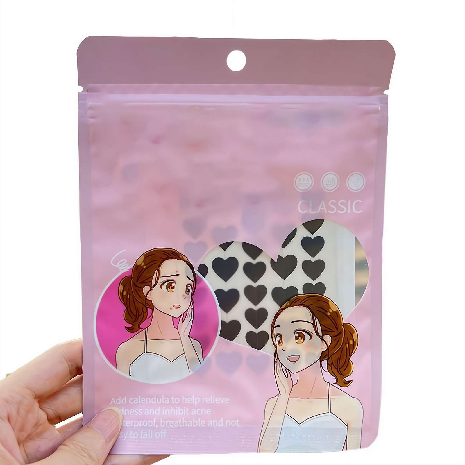 Pimple Patches for Face, Hydrocolloid Acne Patches, Cute Zit Covers ...