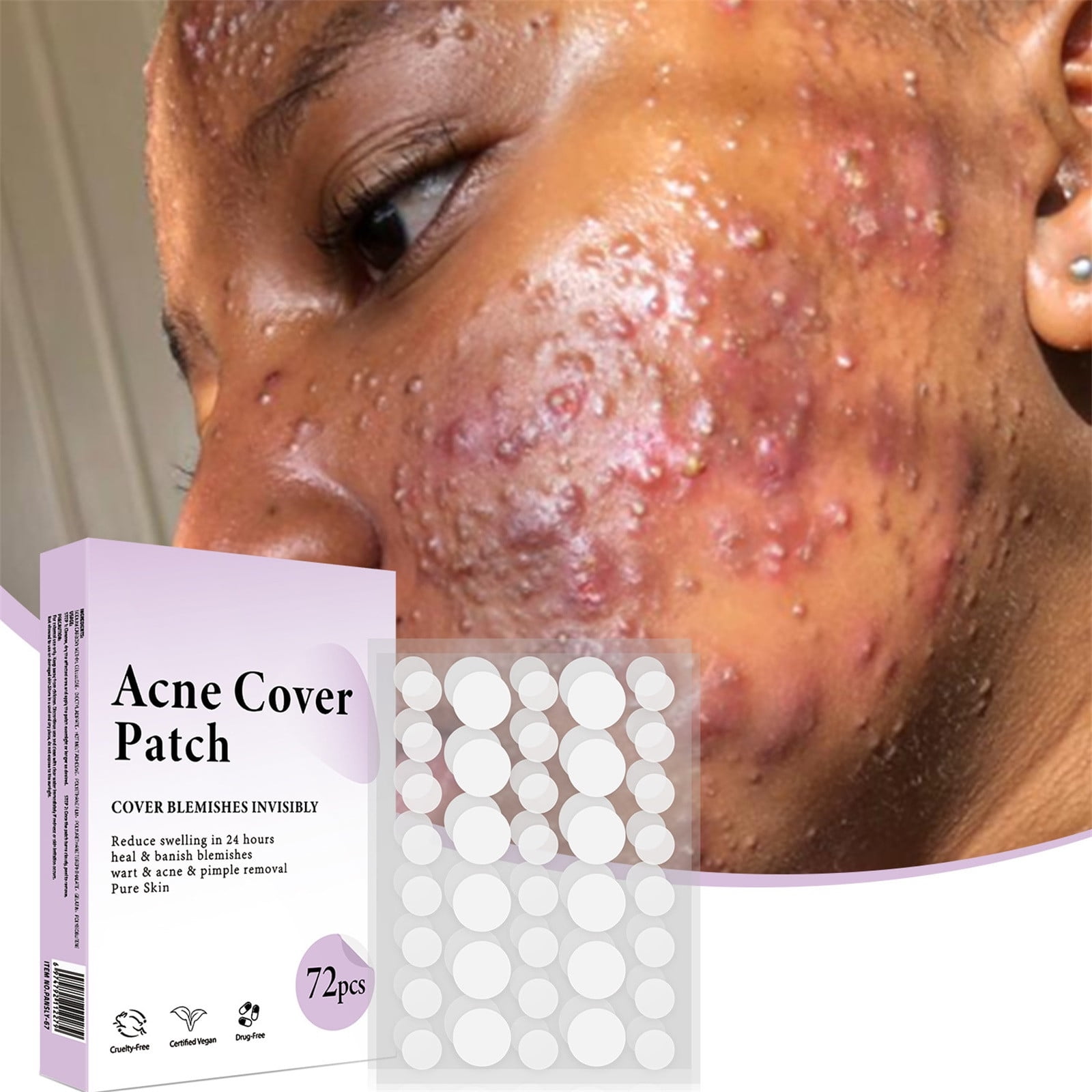 Pimple Patches for Face, Pimple Patches, 3 Size,Round Covers ...