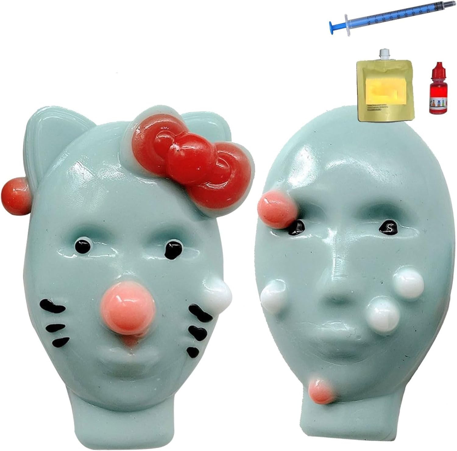 Pimple Popper, Pimple Popping Fidget toy with Filler Tools, Weird Alien ...