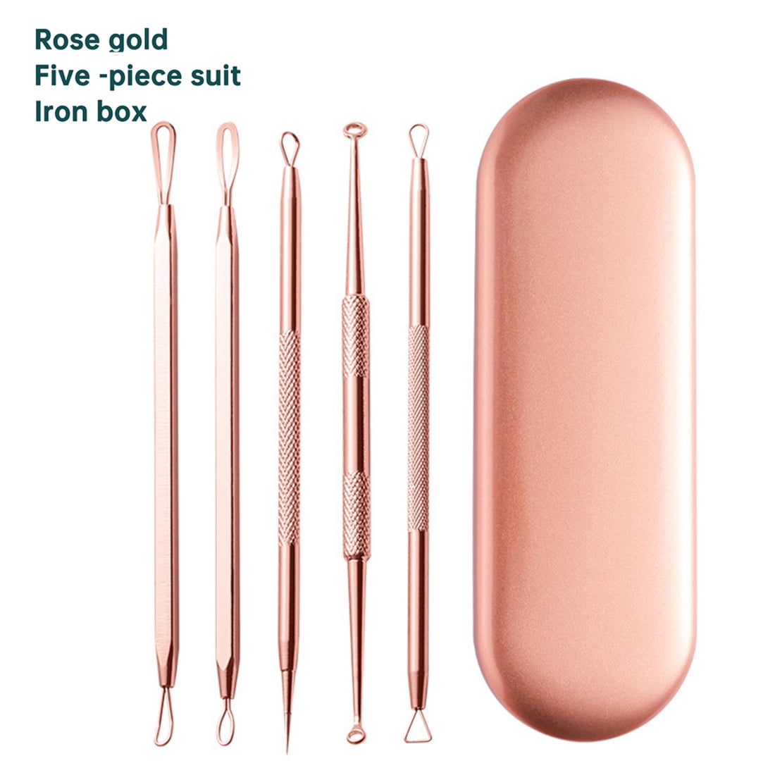 Pimple Popper Tool Kit, TITOUMI 5 Pcs Blackhead Remover Comedone ...
