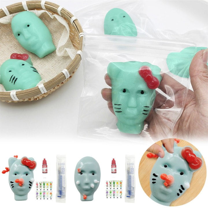 Pimple Popper Toy, Reusable & Self-Filling Weird Alien Pimple Popping ...
