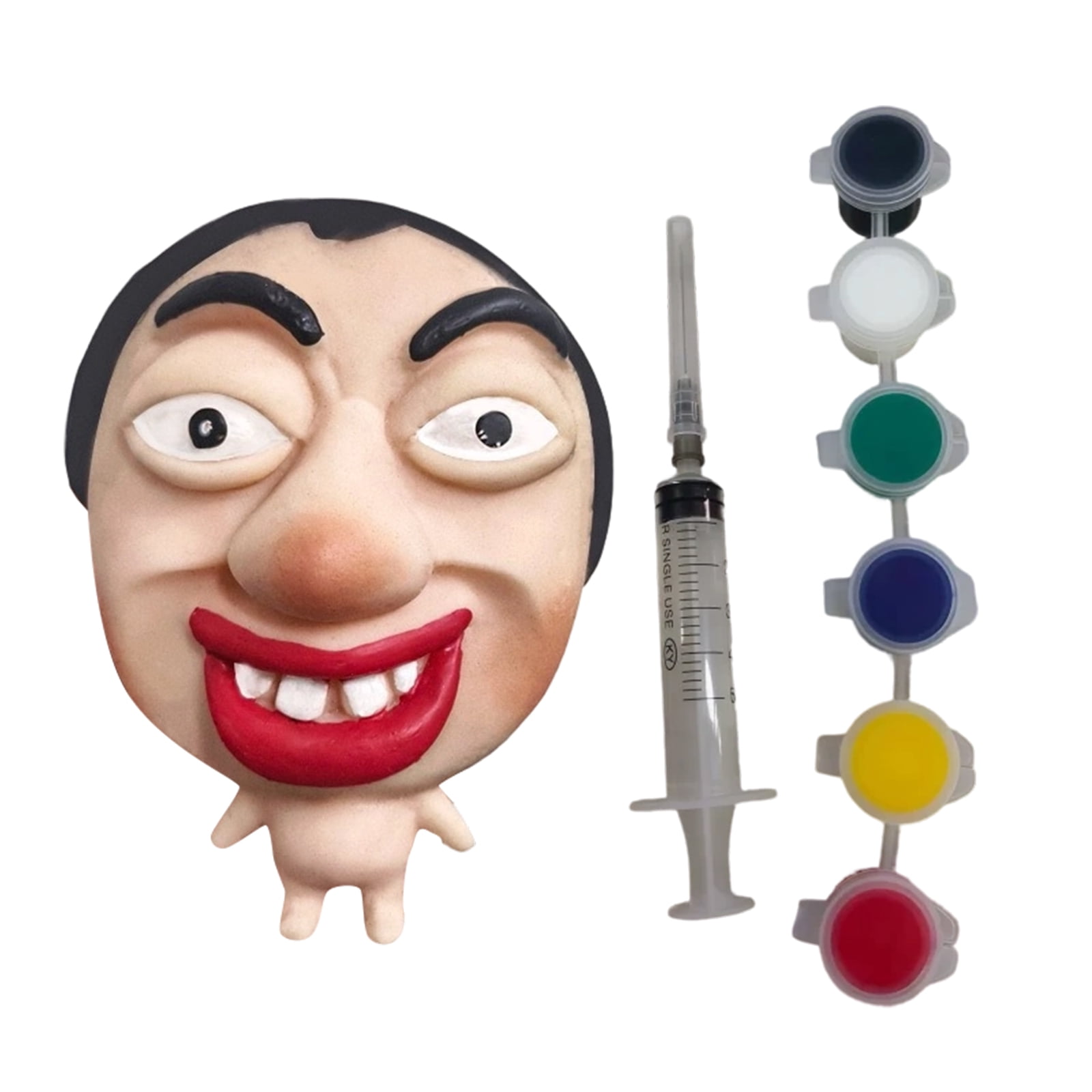 Pimple Popper Toy Set, Cute Face Pimple Popping Fidget Toy, Ultra Soft ...