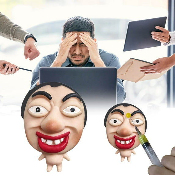 Pimple Popping Daddy Toy, My Pals Popper Fidget Face, Realistic ...