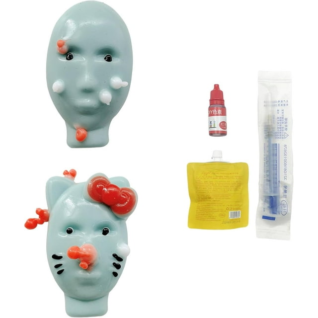 Pimple Popping Toy, 2 PCS Funny Pimple Popper Toy, Weird Pimple Popping ...