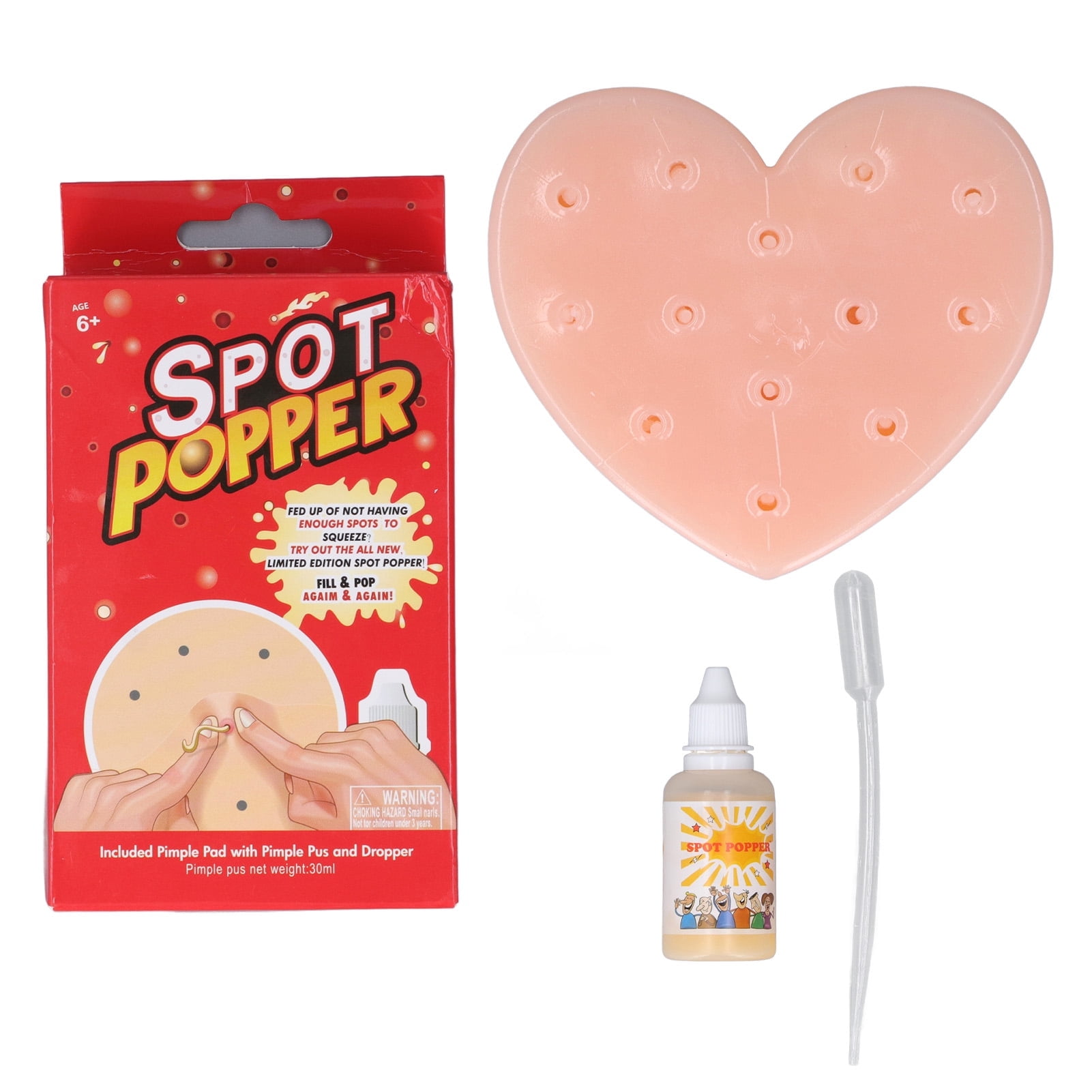 Pimple Popping Toy Relief Stress Heart Shape Decompression Pimple ...