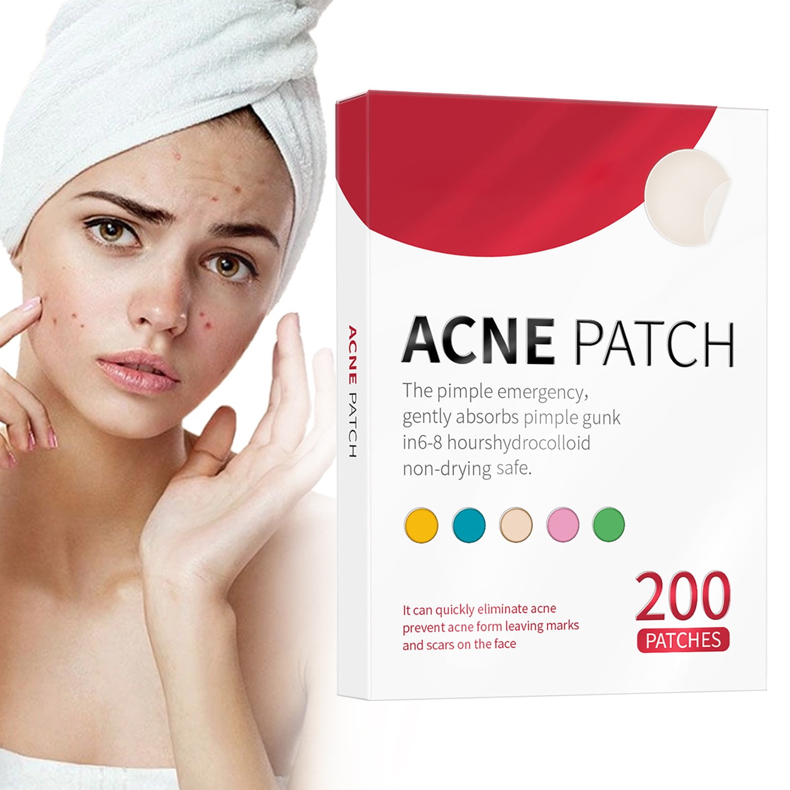 Pimple for Hydrocolloid for Covering Zits and Blemishes Cute Star ...