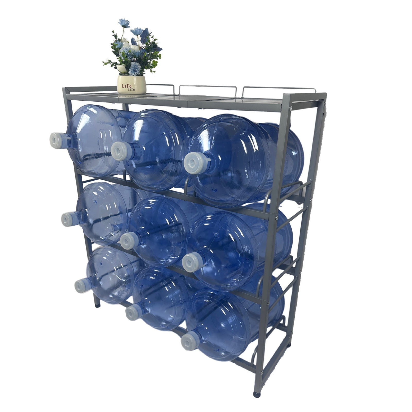 Pimsoran 5 Gallon Water Jug Holder, 3 Tier Water Cooler Bottle Stand ...