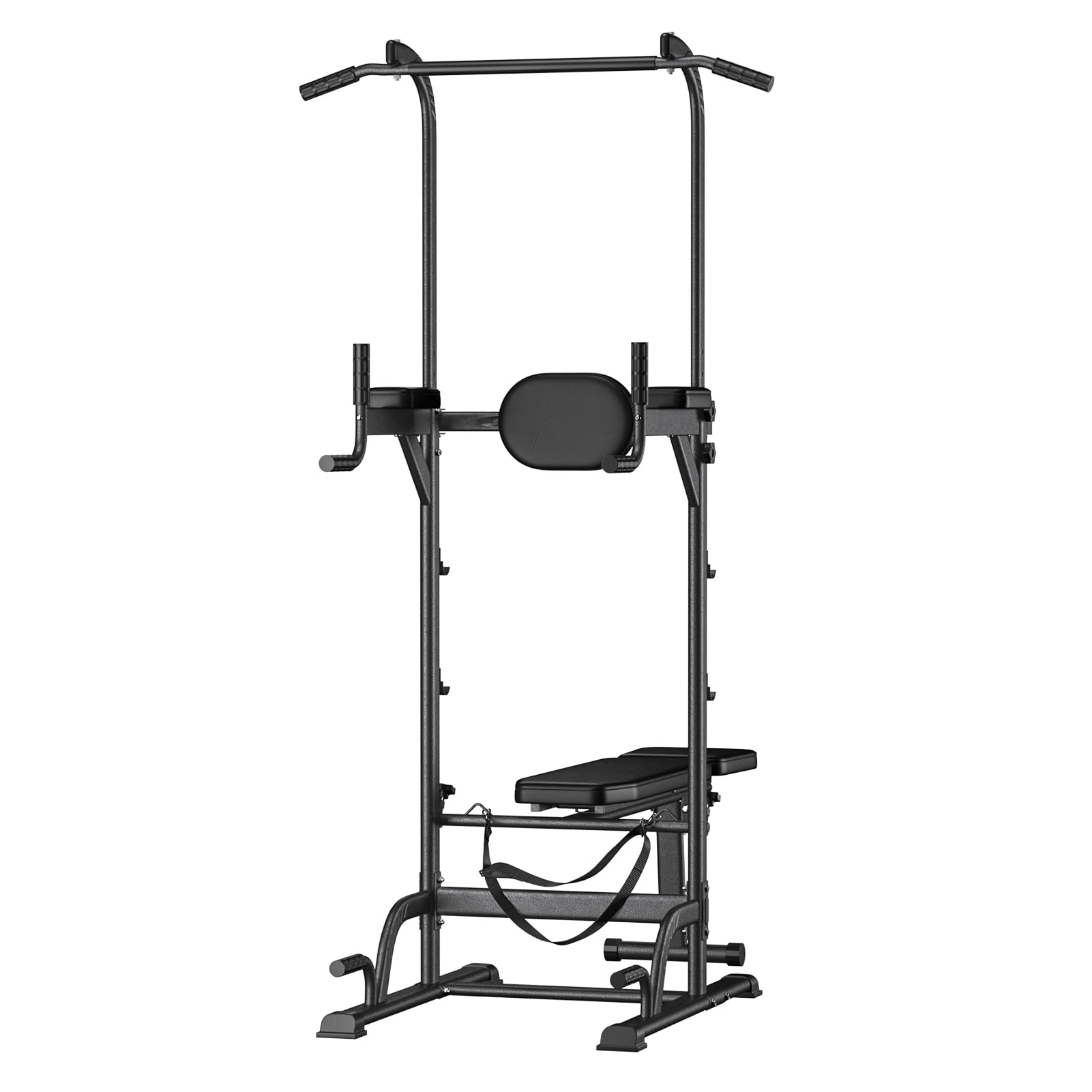 Pimsoran Pull Up Bar Free Standing, Pull-up Rack with Dumbbell Bench ...