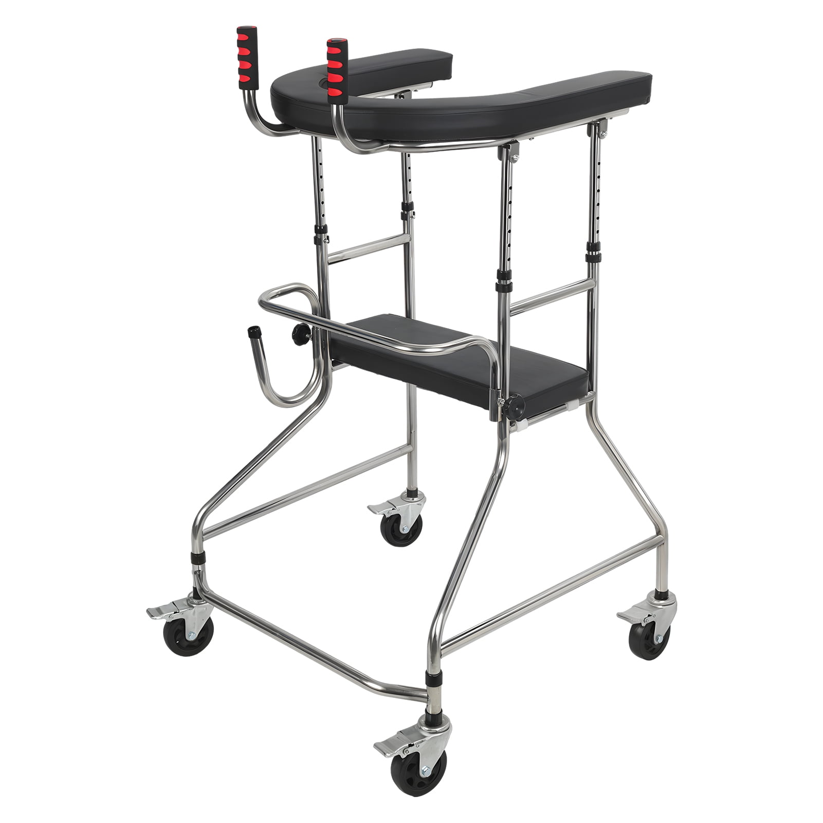 Pimsoran Upright Walkers for Seniors, Stand Up Rolling Walkers with ...