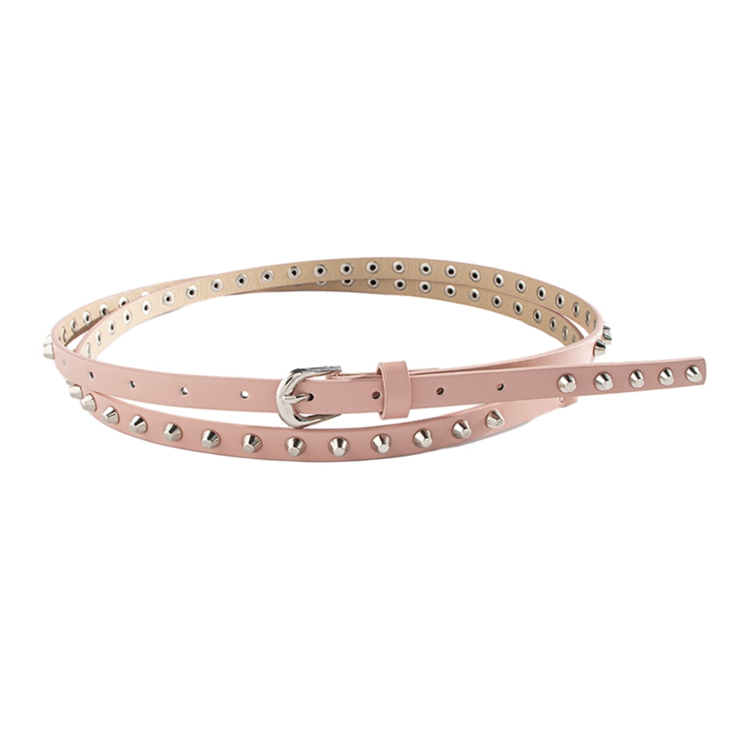 Pin Buckle Belt Aesthetic Double Loop Belt All Matching Belt Waist ...