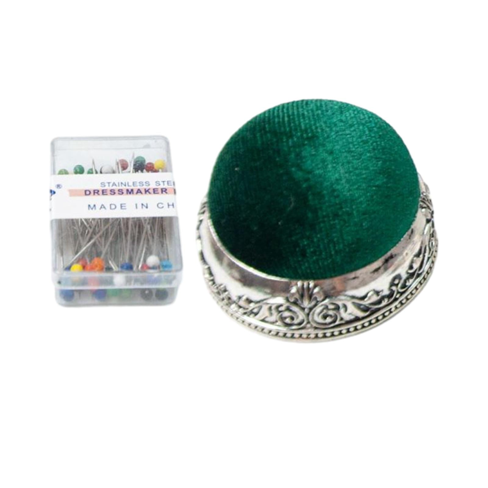 Pin Cushion Sewing work Pin Cushion with Sewing Pins Embroidery Copper ...