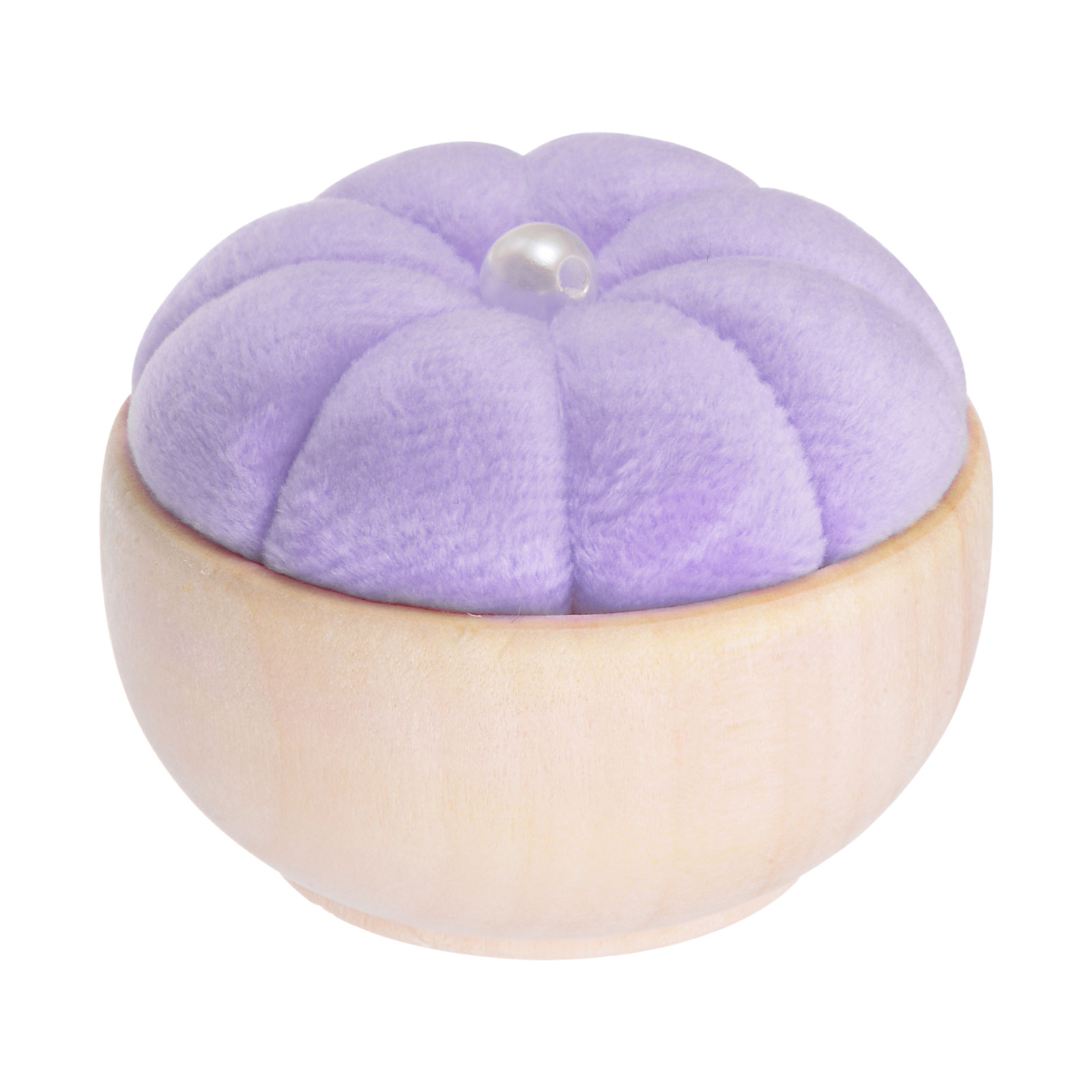 Pin Cushion Wooden Base Needle Pincushion Cute Small Pins Holder with ...