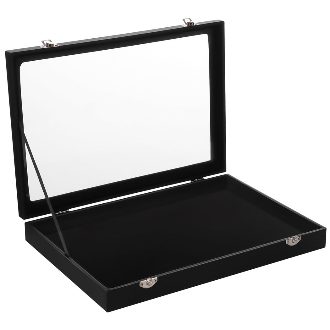 Bangcool Pin Display Case Dustproof Jewelry Pin Shadow Box 13.8x9.5x2 ...