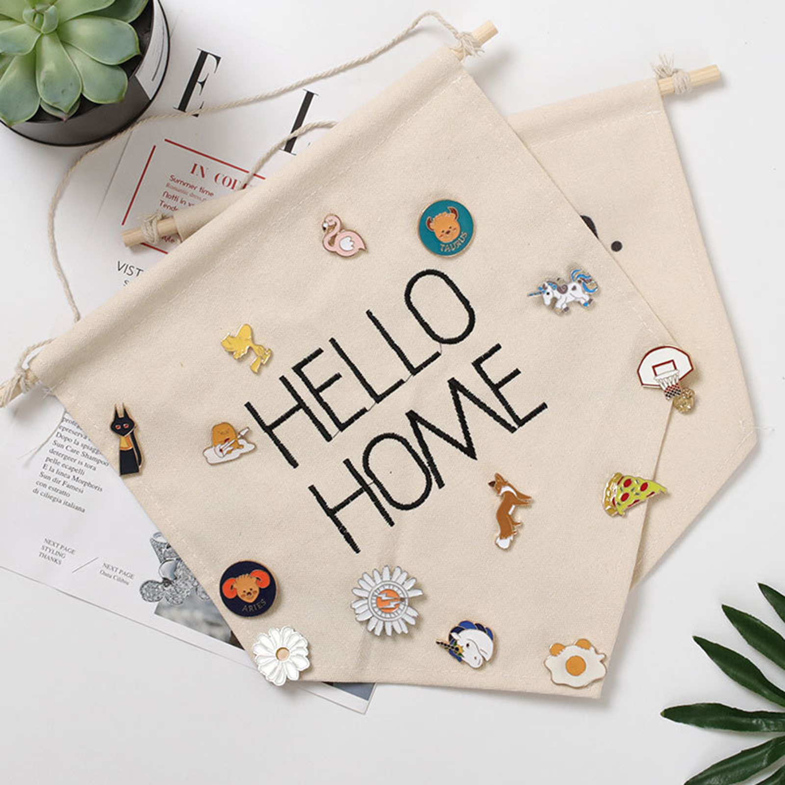 Pin Display Pennant Wall Mounted Tear resistant Lightweight Wear ...