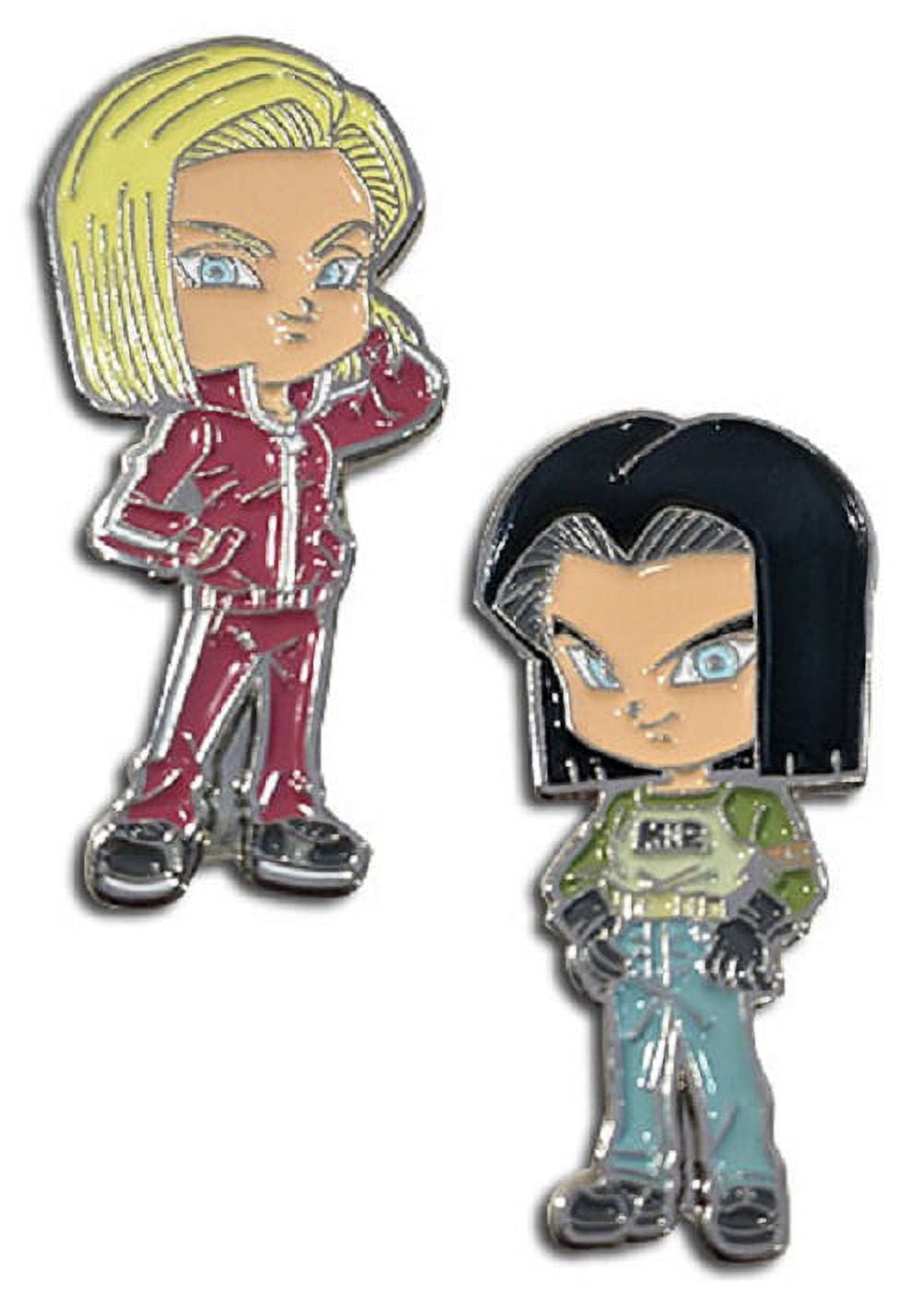 Pin - Dragon Ball Super - Android 17 & Android 18 Enamel New Licensed ...