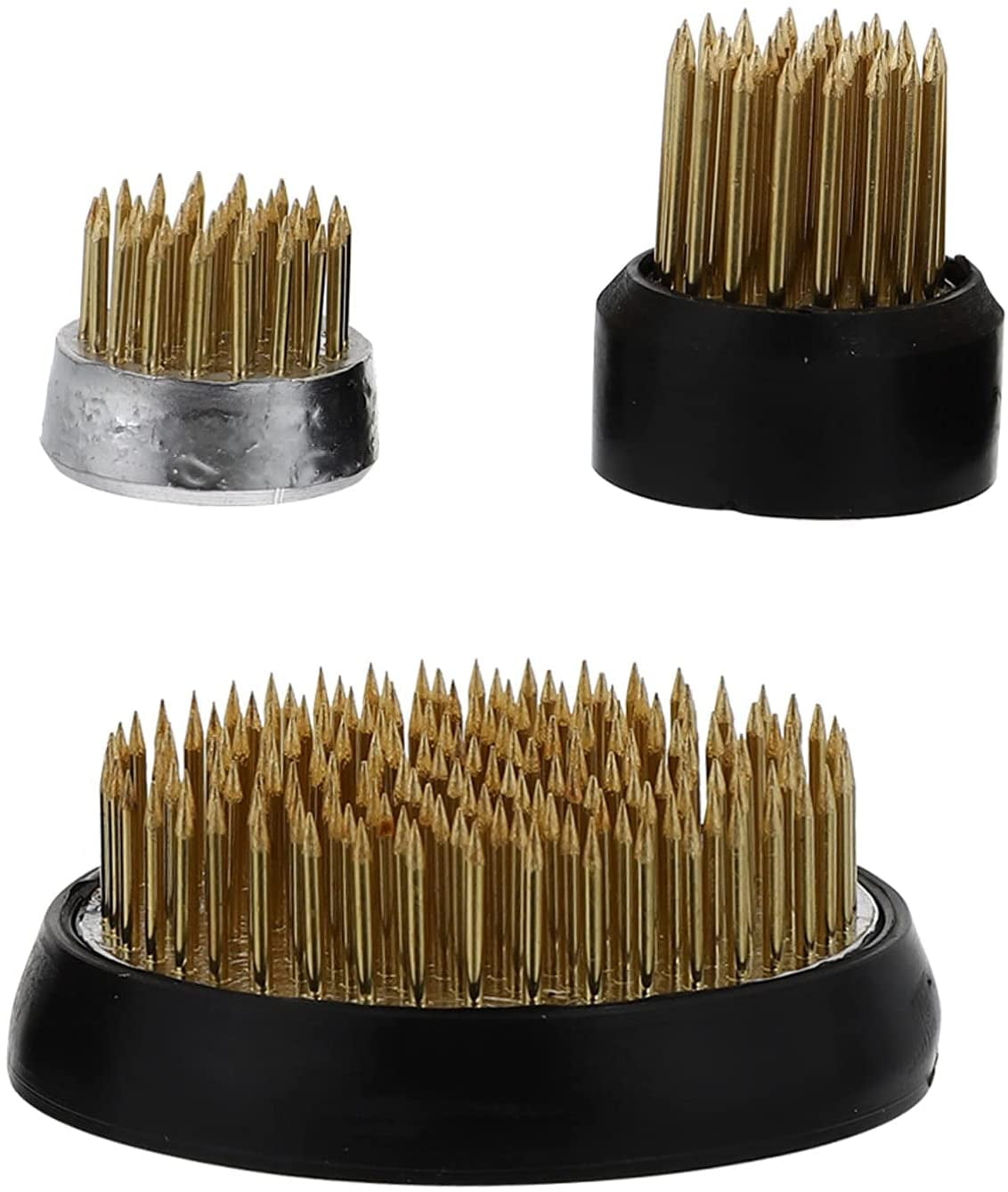 Pin Frog 3pcs Flower Frog Flower Metal Arranging Frog Round Spiky Frog ...