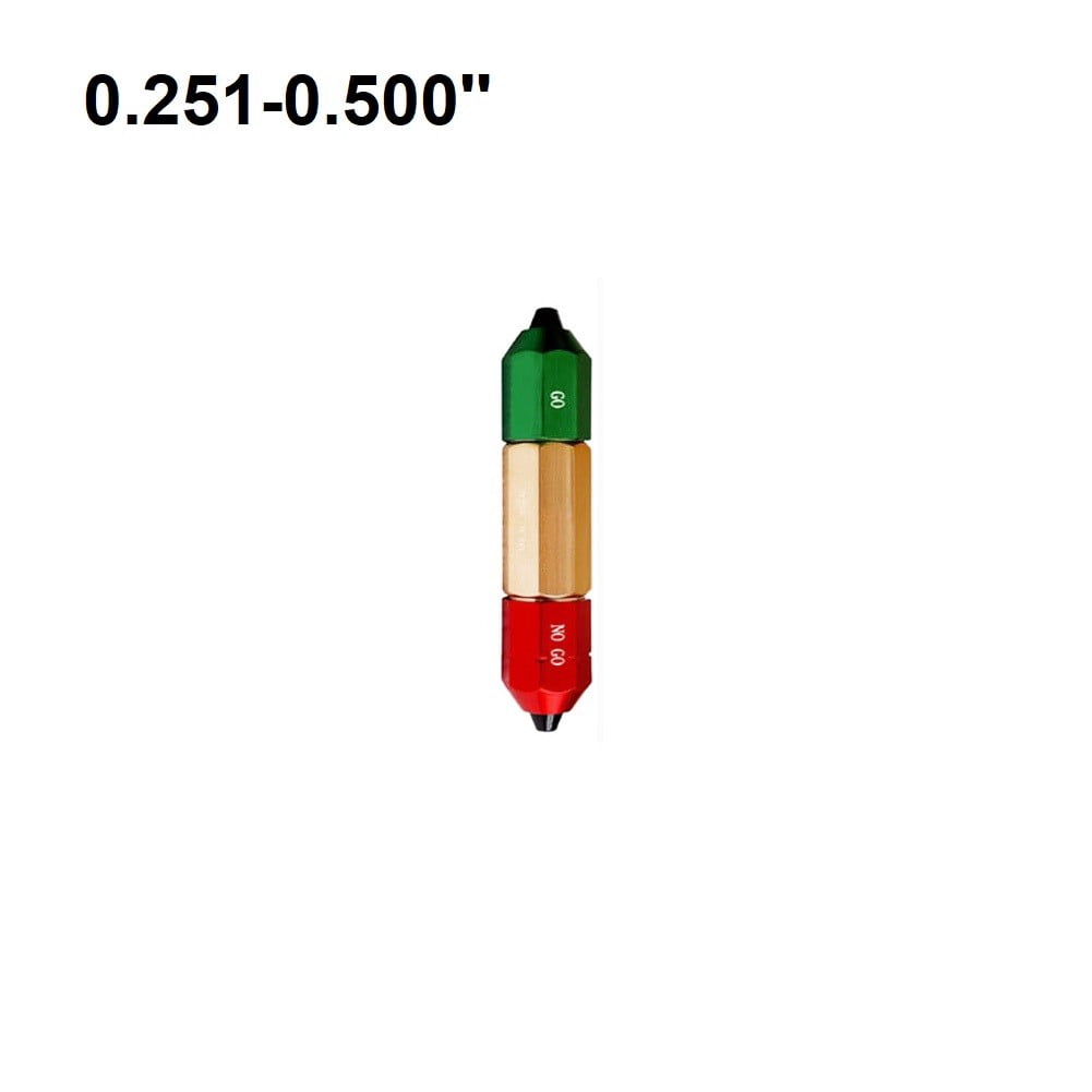 Pin Gage Handle Aluminum Alloy Double End Go No Go Gauge Imperial Sizes ...