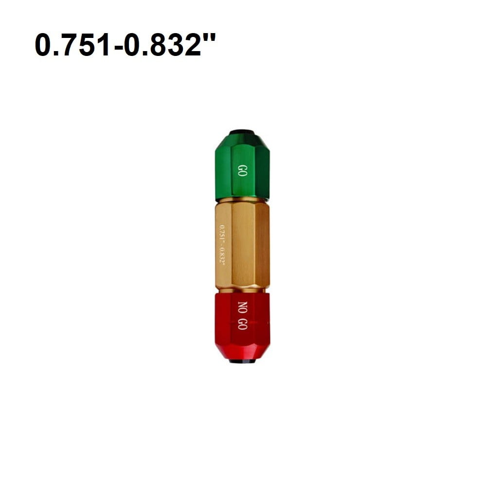 Pin Gage Handle Aluminum Alloy Double End Go No Go Gauge Imperial Sizes ...