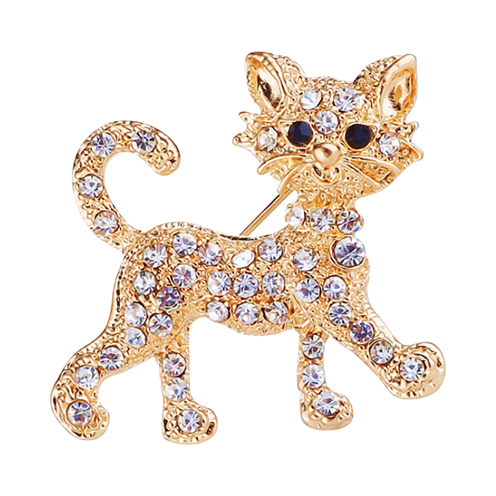 Pin Keepers Locking Pin Backs Alloy Cute Little Animal Cat Brooch Lapel ...