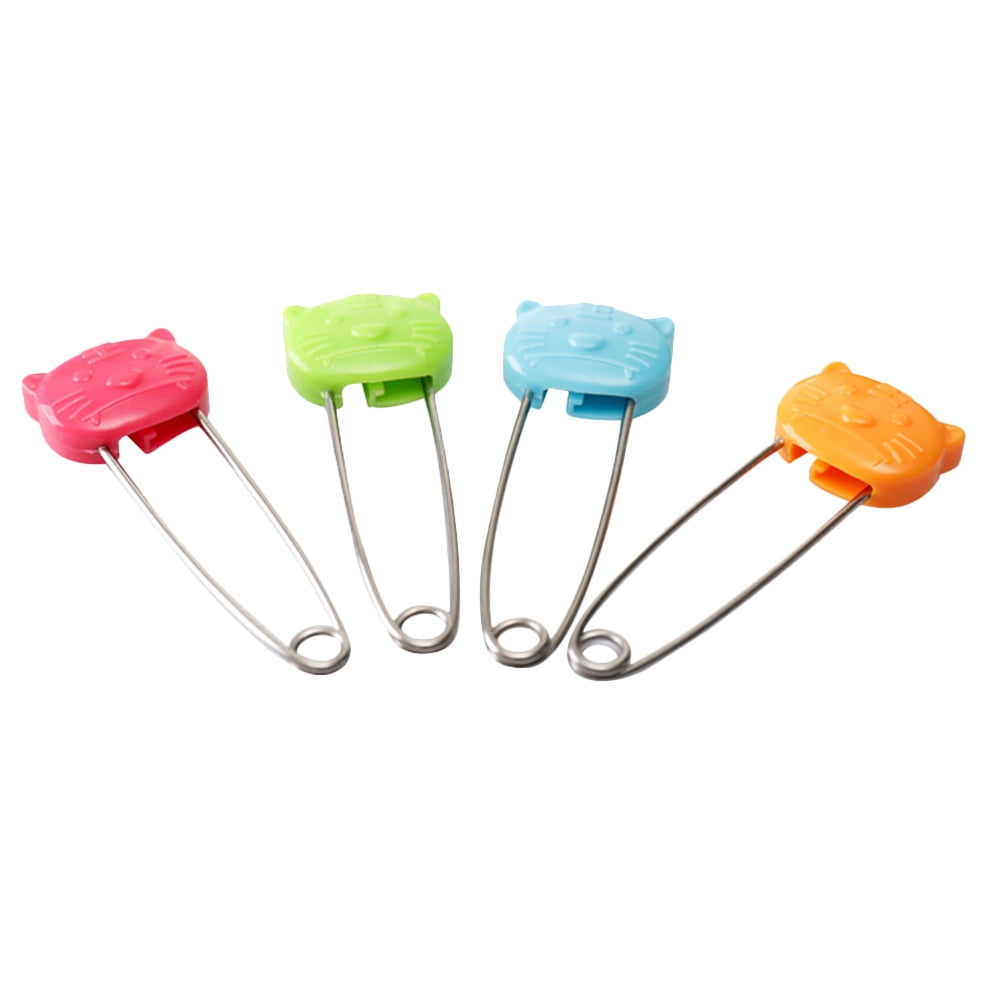 Pin Locking Diaper Newborn Child 4 Pcs Metal Stainless Steel Abs ...