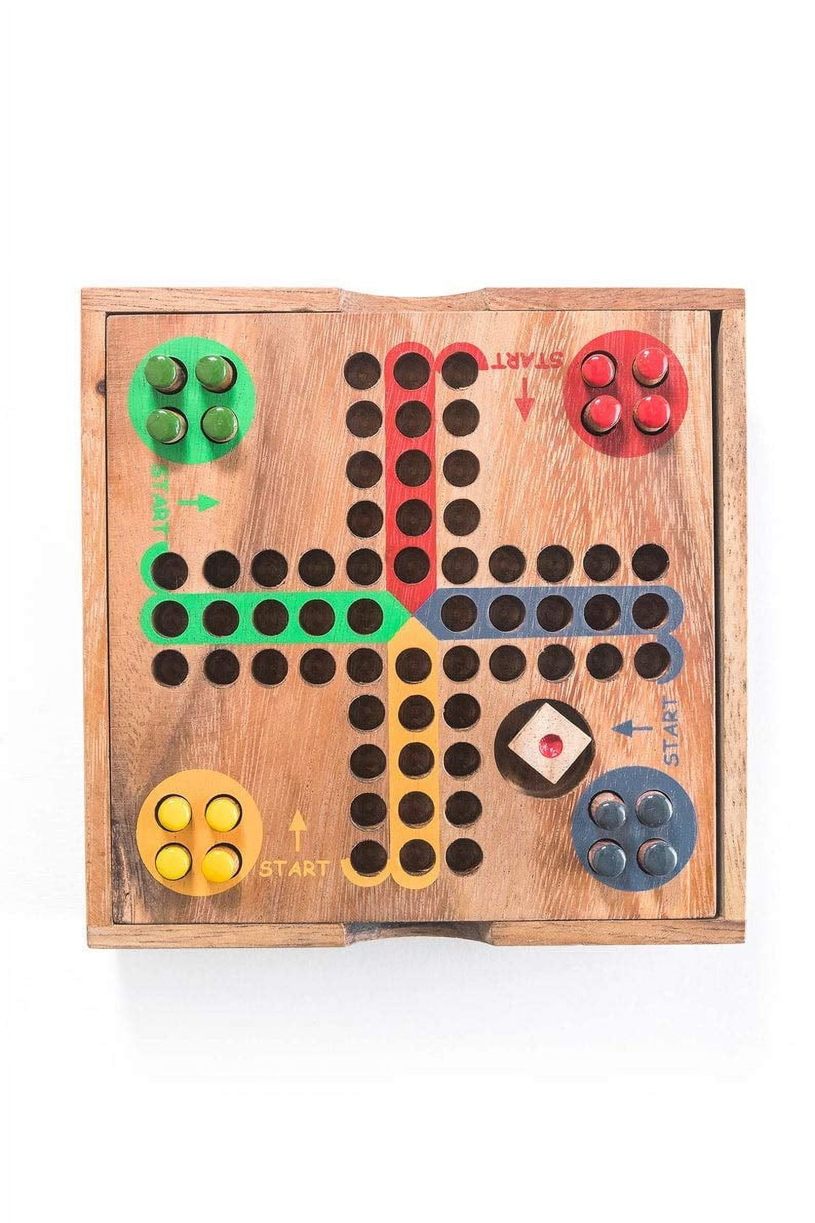 Pin Ludo Wooden Board Game BSL1 - Walmart.com