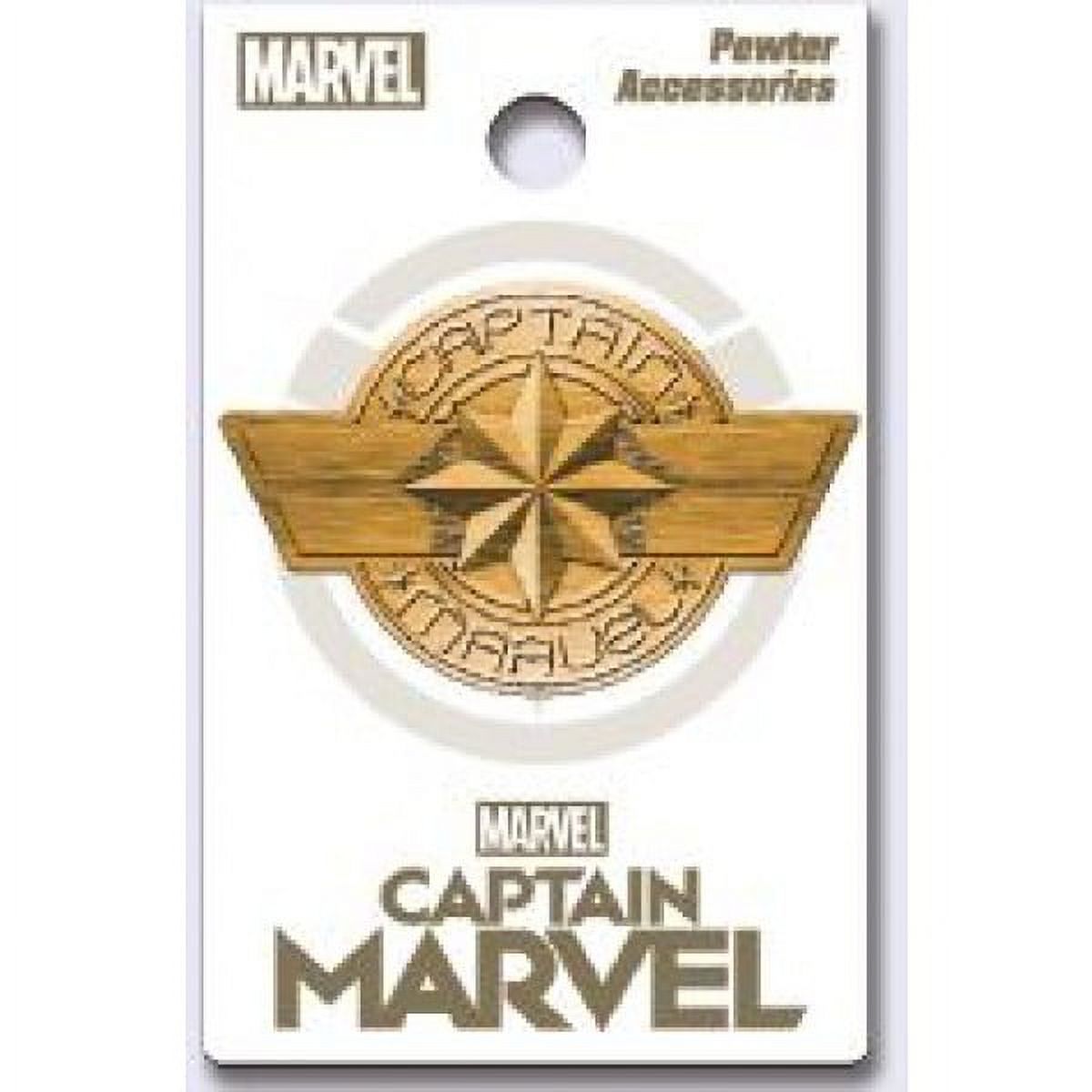 Pin - Marvel - Captain Marvel Logo Pewter Lapel Deluxe New 69067 ...