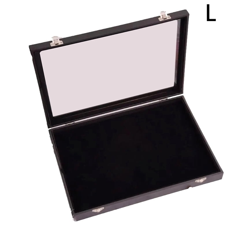 Pin Medal Display Case Badge Storage Box Transparent Dustproof Pin ...
