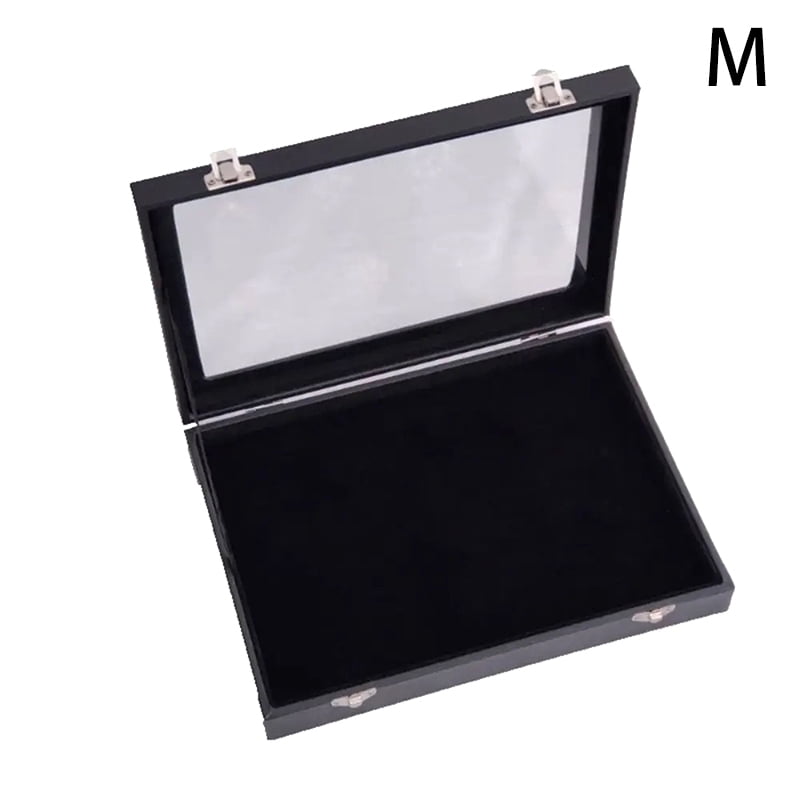 Pin Medal Display Case Badge Storage Box Transparent Dustproof Pin ...