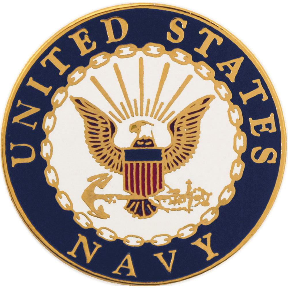 Eagle Emblems P12721 Pin - USN Logo D - Reg - 1 in. - Walmart.com