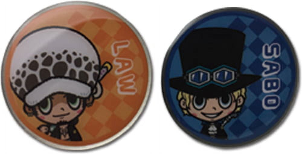 Pin - One Piece - Law & Sabo New ge50724 - Walmart.com